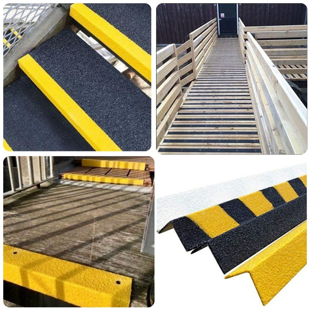 GRP Decking, Nosing & Step Covers | Durable Anti-Slip Safety – Slips Away