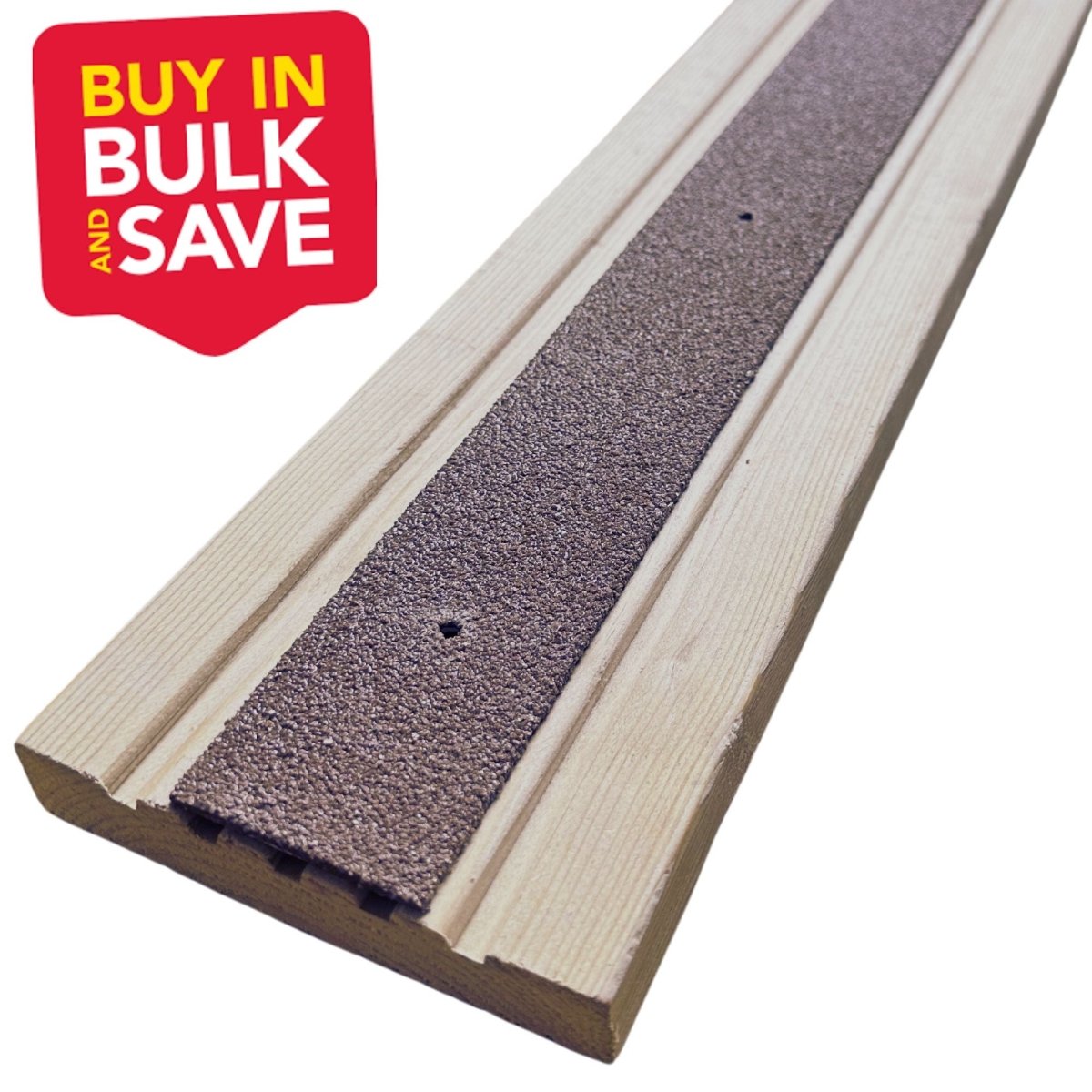 Decking Strips Non/Slip Anti-Skid for Wood Decks BROWN 50mm – Slips Away
