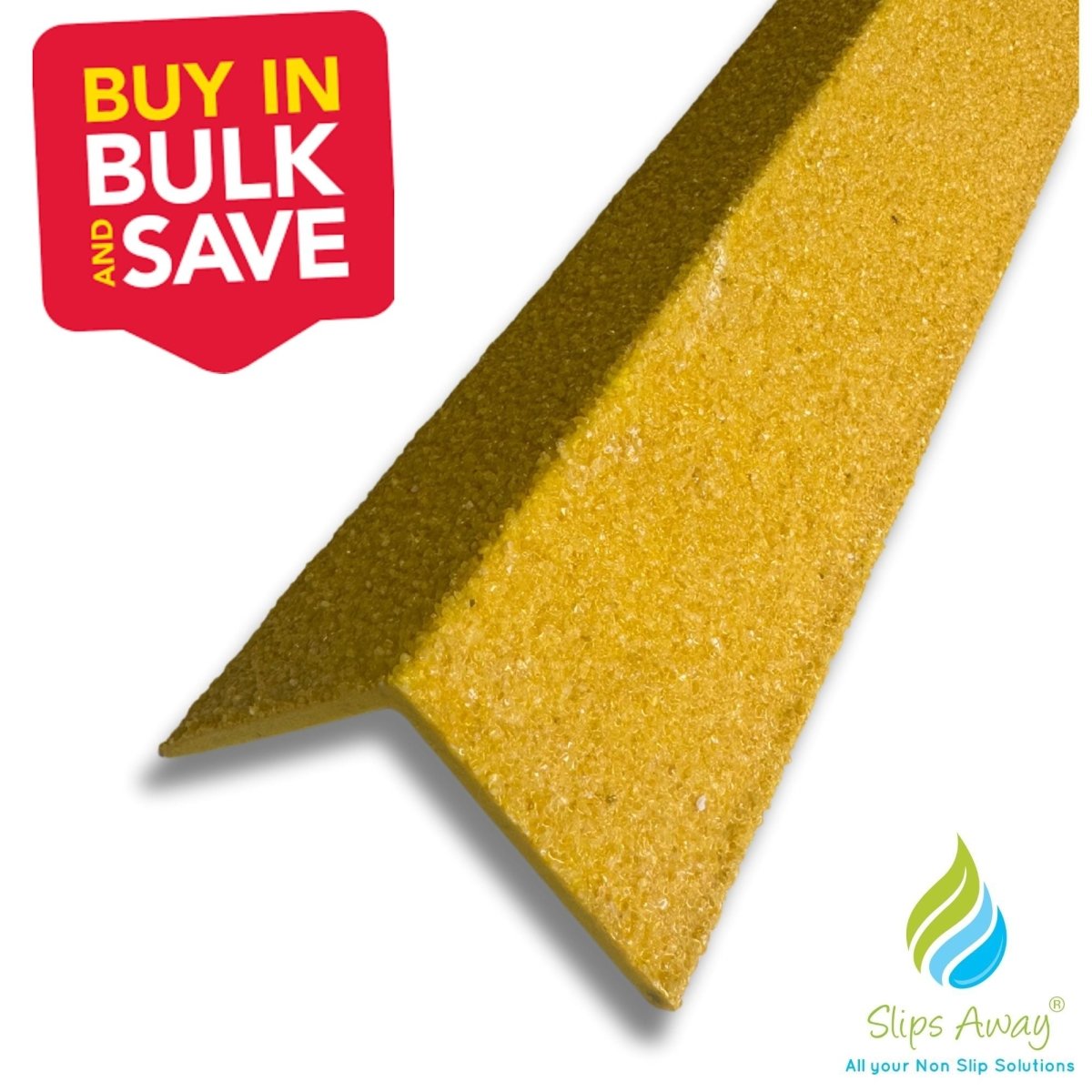 VALUE PACK DEALS GRP Stair Nosings – Heavy-Duty Anti-Slip Safety Tread ...